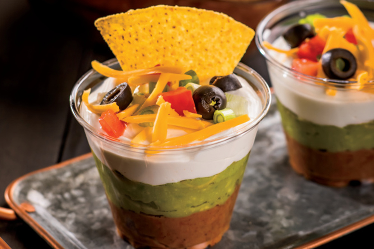 Taco Dip Cups Recipe - Farm Flavor Recipe