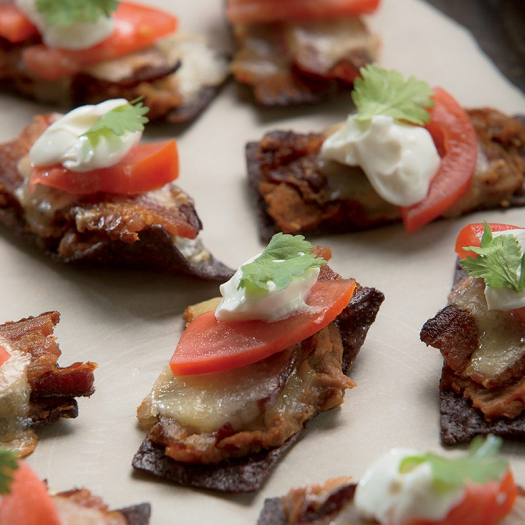 Red, White and Blue Nachos Recipe - Farm Flavor Recipe