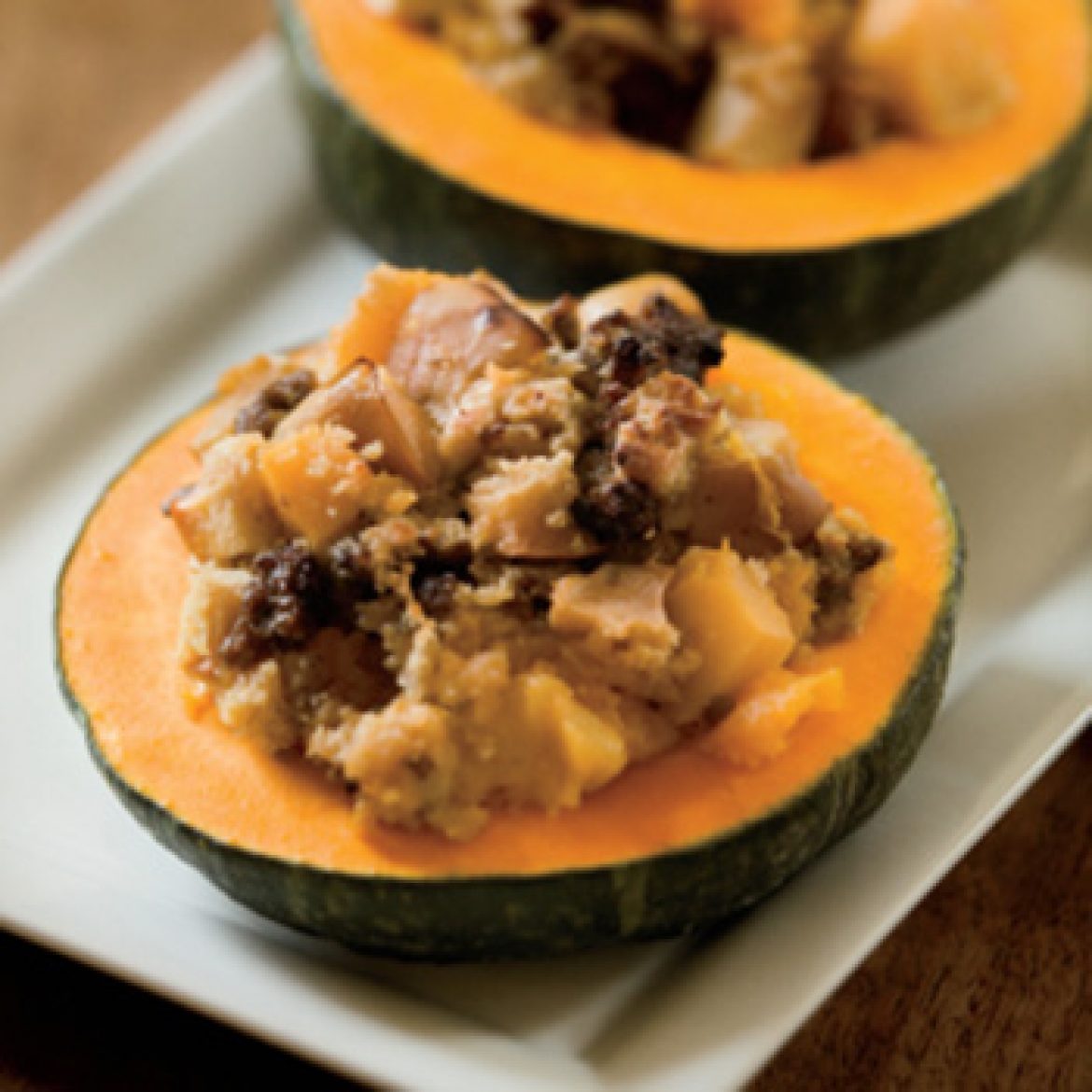 Squash and Apple Bake with Sausage - Farm Flavor Recipe