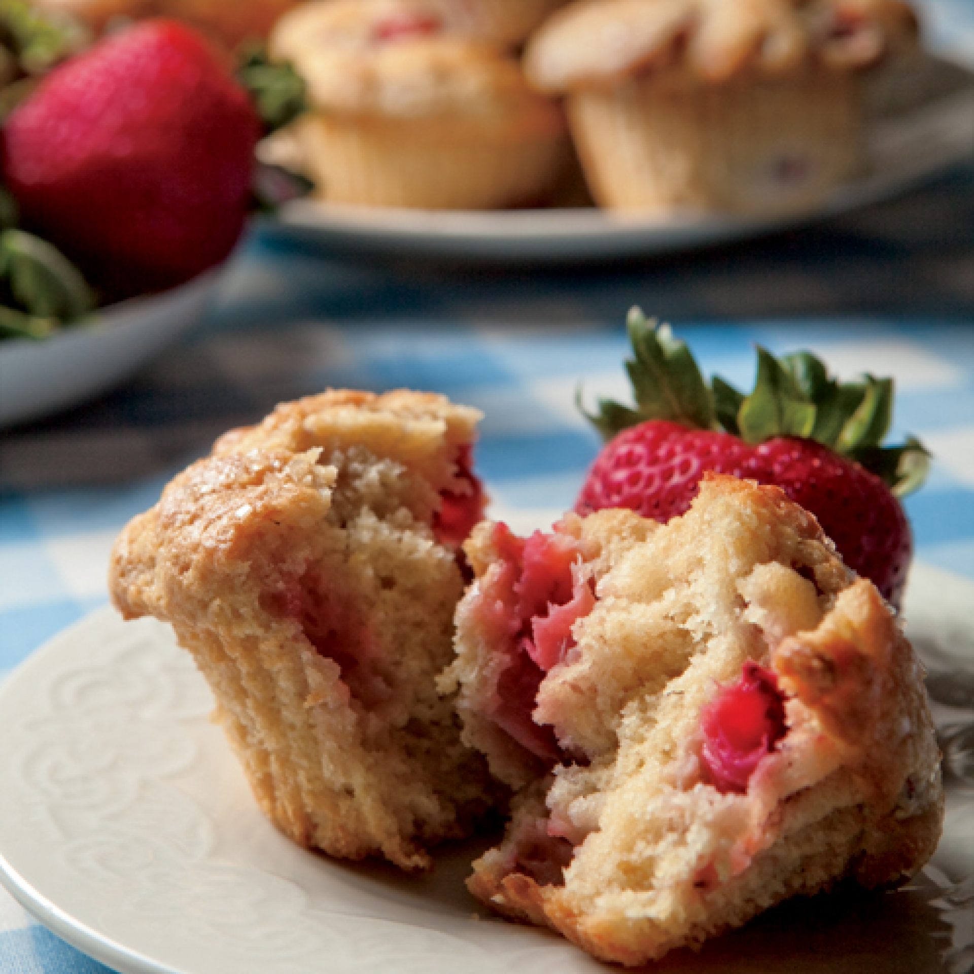 Fresh Strawberry Muffins Recipe - Farm Flavor Recipe