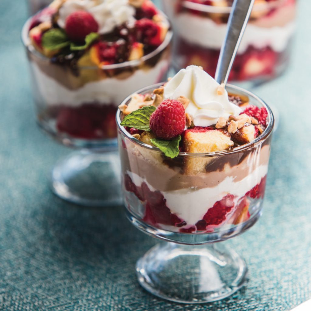 No-Trifle Hazelnut Raspberry Trifle Recipe - Farm Flavor Recipe