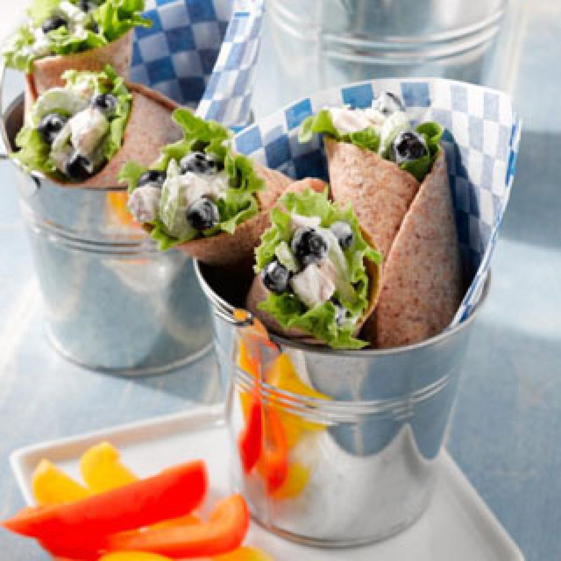 Blueberry Chicken Salad Wraps Recipe - Farm Flavor Recipe
