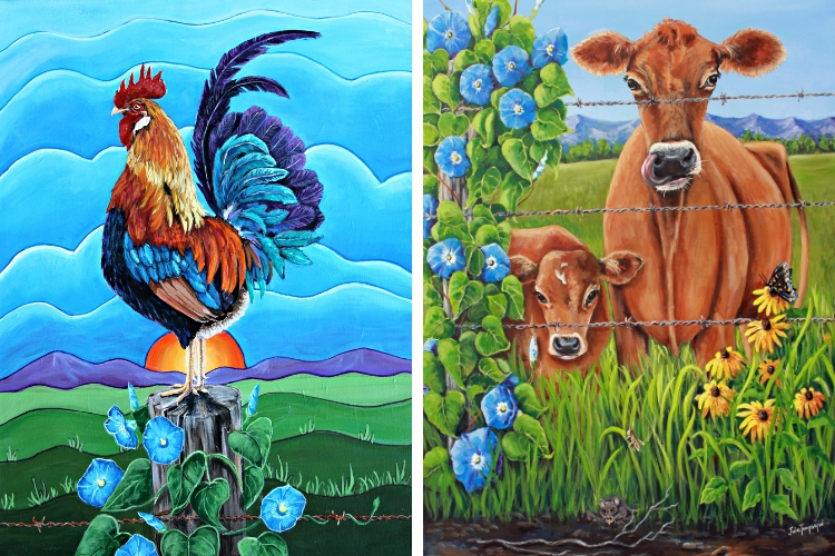 Artist Julie Townsend Finds Inspiration in Rural Life - Farm Flavor