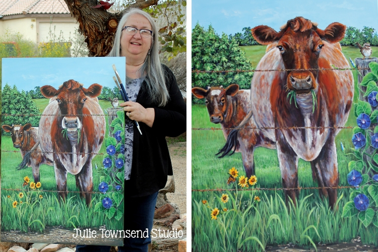 Artist Julie Townsend Finds Inspiration in Rural Life - Farm Flavor