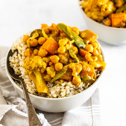 Butternut Vegetable Curry Recipe - Farm Flavor Recipe