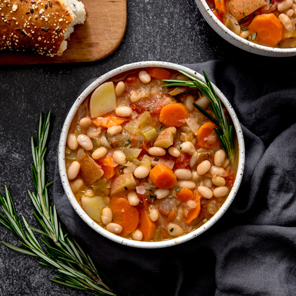 Rosemary White Bean Soup Recipe - Farm Flavor Recipe