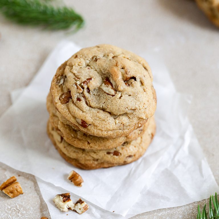 Brown Butter Pecan Cookies Recipe - Farm Flavor Recipe