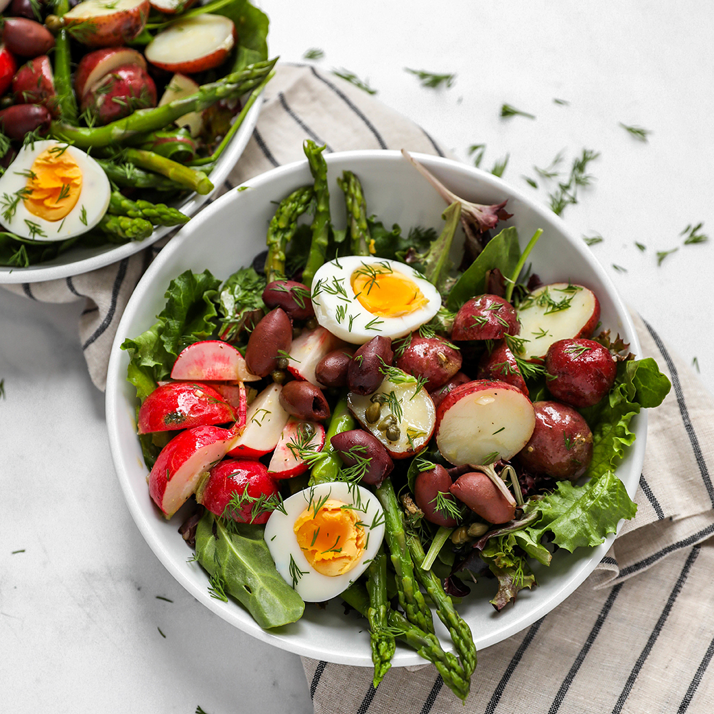 Spring Nicoise Salad Recipe - Farm Flavor Recipe