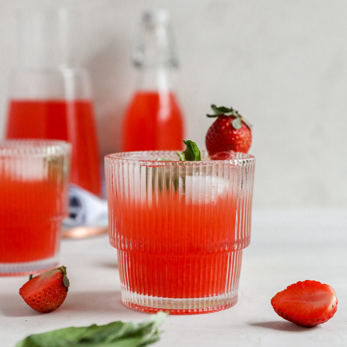 Strawberry-Basil Lemonade Recipe - Farm Flavor Recipe