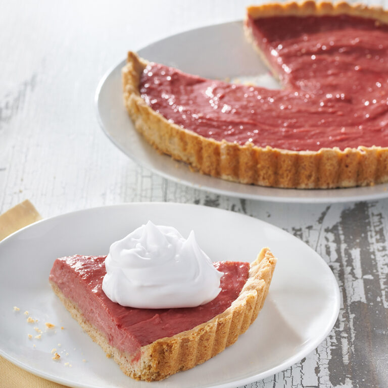 Rhubarb Tart Recipe - Farm Flavor Recipe
