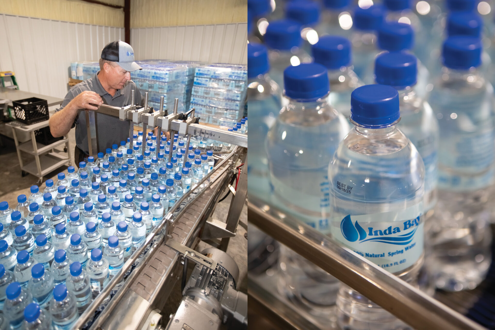 The Batson Family Bottles Up Inda Bay Spring Water - Farm Flavor