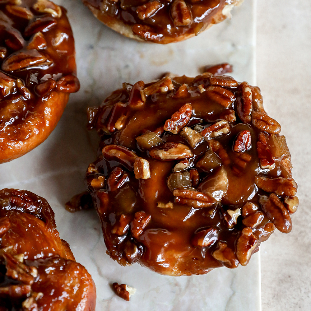 Apple Pecan Sticky Buns Recipe - Farm Flavor Recipe
