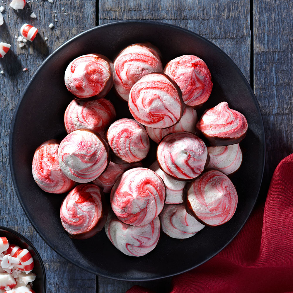 Peppermint Meringues - Farm Flavor Recipe