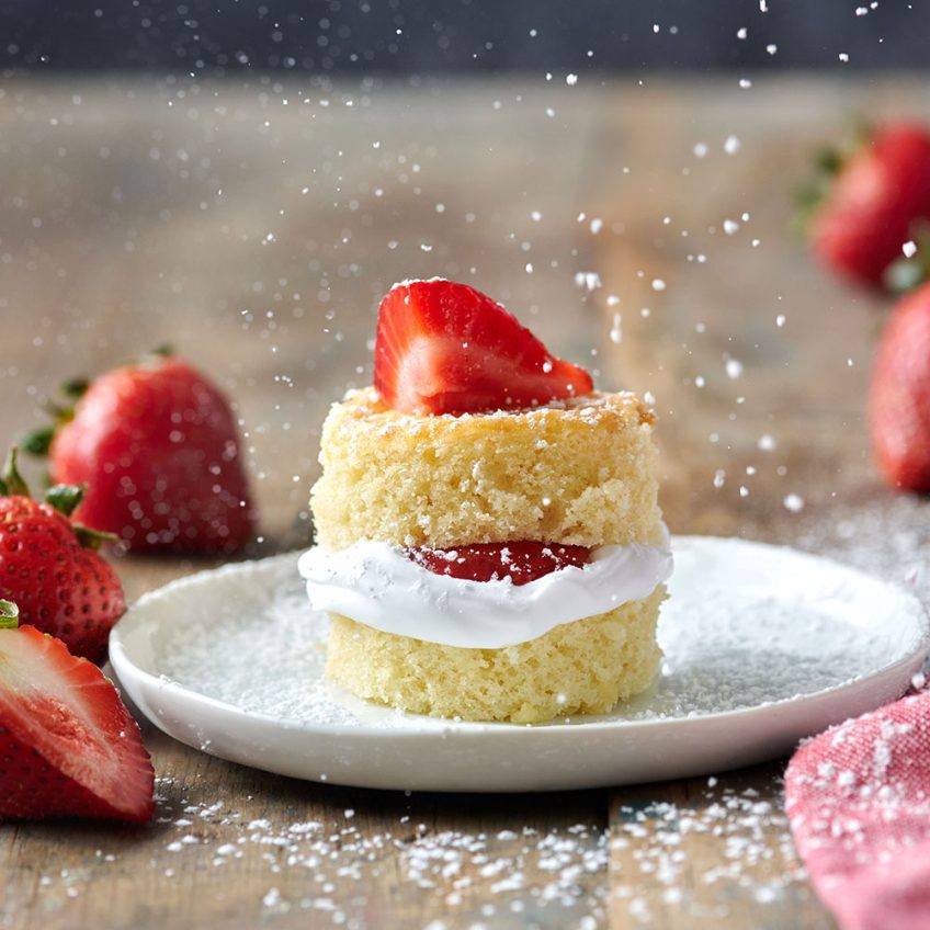Strawberry Victoria Sponge Cakes - Farm Flavor Recipe