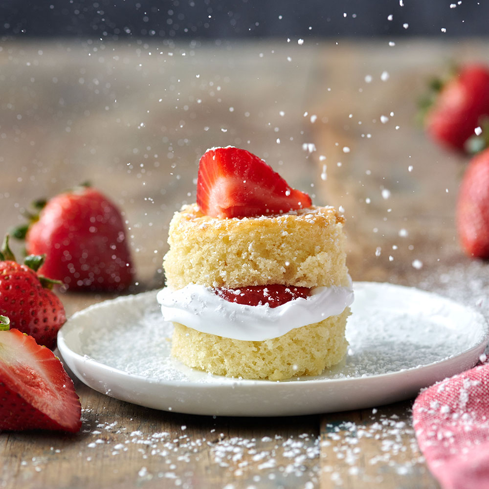 Strawberry Victoria Sponge Cakes - Farm Flavor Recipe
