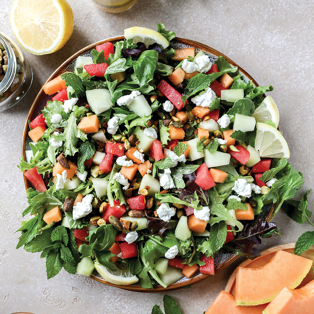 Triple Melon Summer Salad - Farm Flavor Recipe