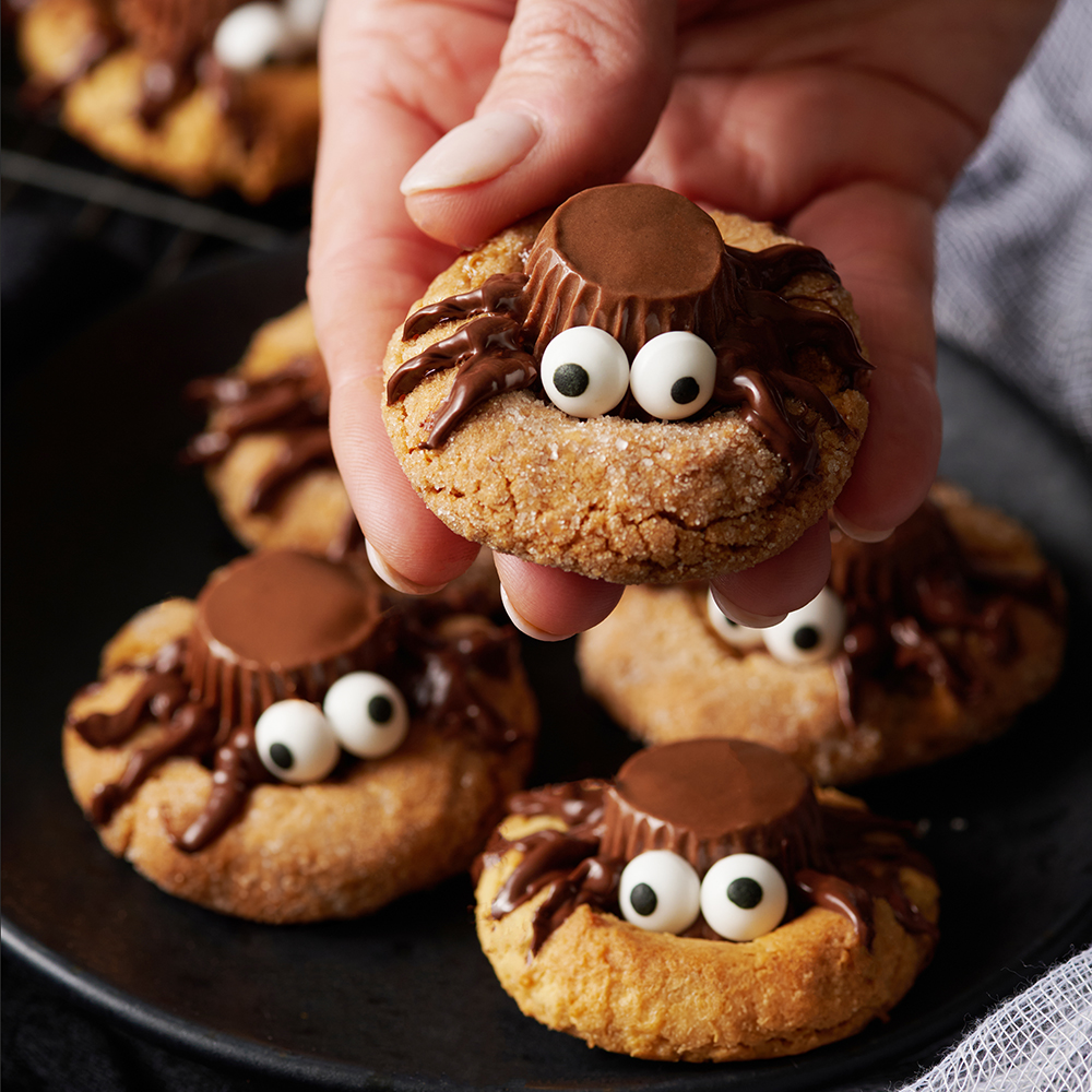 Peanut Butter Spider Cookies - Farm Flavor Recipe